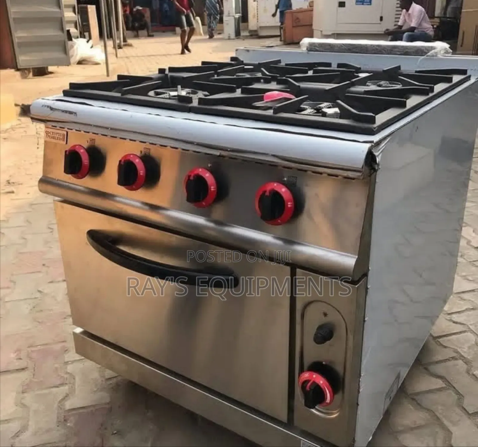 4 Burner Industrial Gas Cooker With Oven in Ikoyi - Restaurant ...