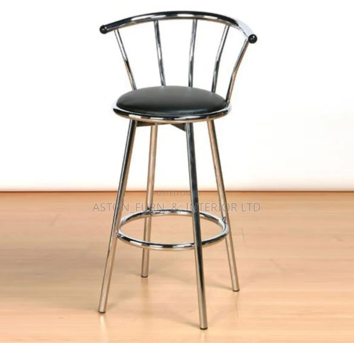 Ghantakarn Handicraft Stainless Steel Iron High Bar Chair in Ibeju ...