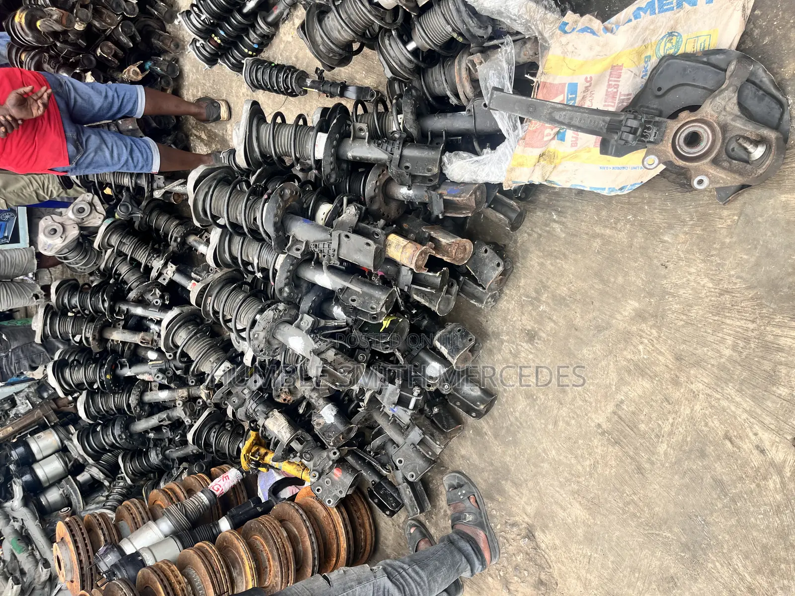 Front Shock and Back Shock and Steering Rack for Mercedes Benz in ...