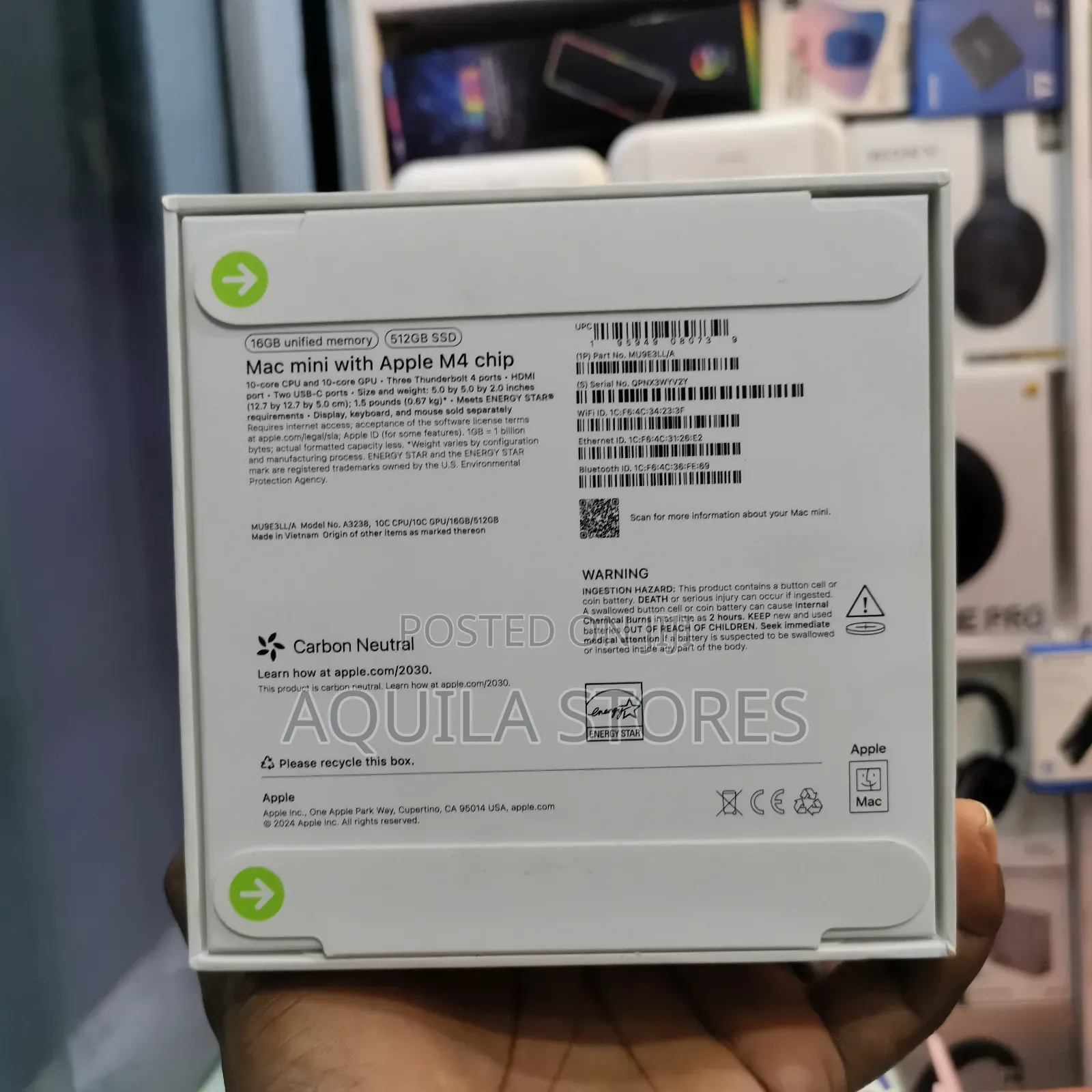 New Desktop Computer Apple Mac Mini 16GB Apple M4 SSD 512GB in Ikeja ...