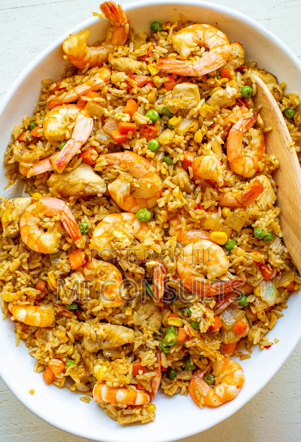 Order Deliciously Cooked Seafood Chinese Shrimp Rice Across Lagos in ...