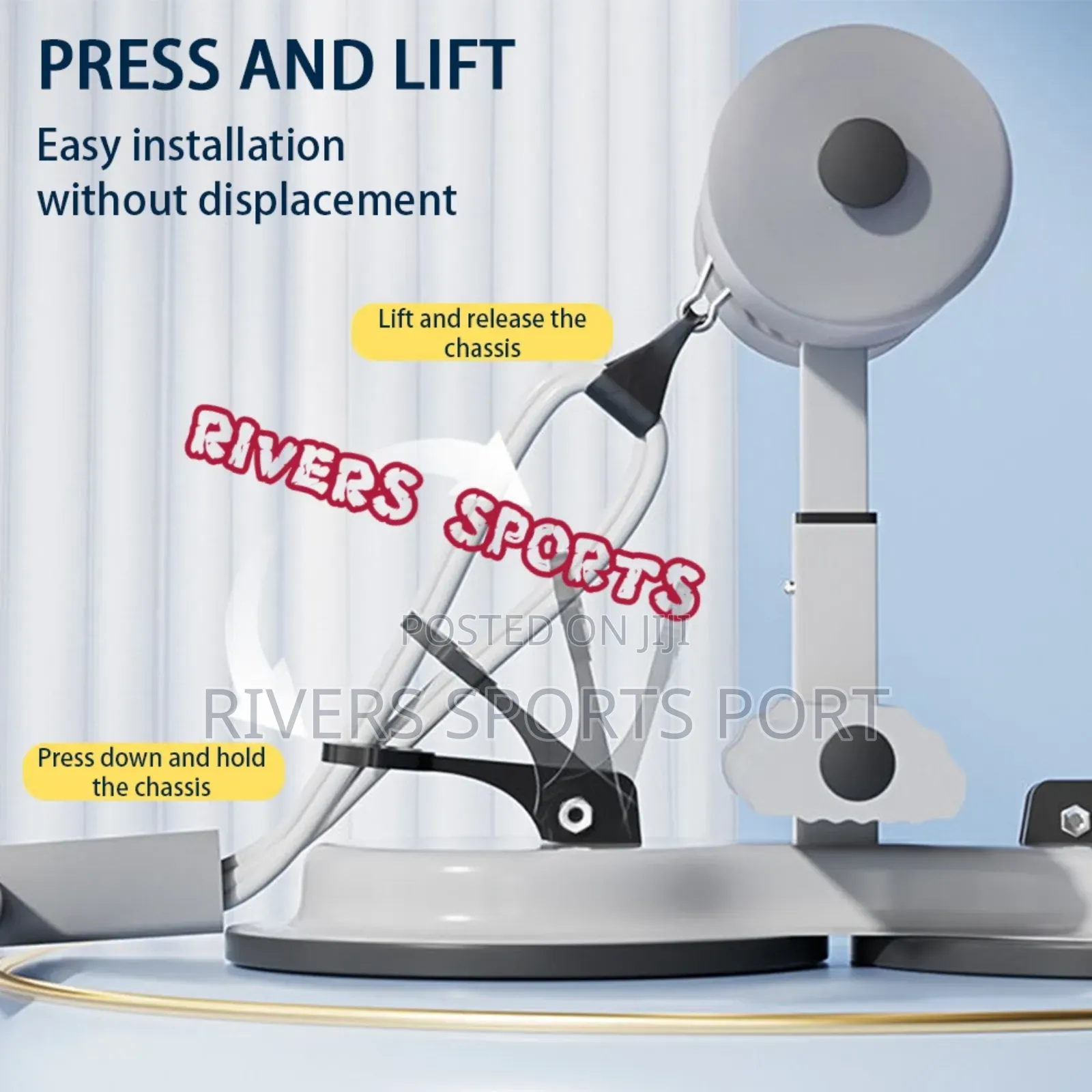 Double Sunction Sit Up Bar Assistance Device With Pull Rope Situp in ...