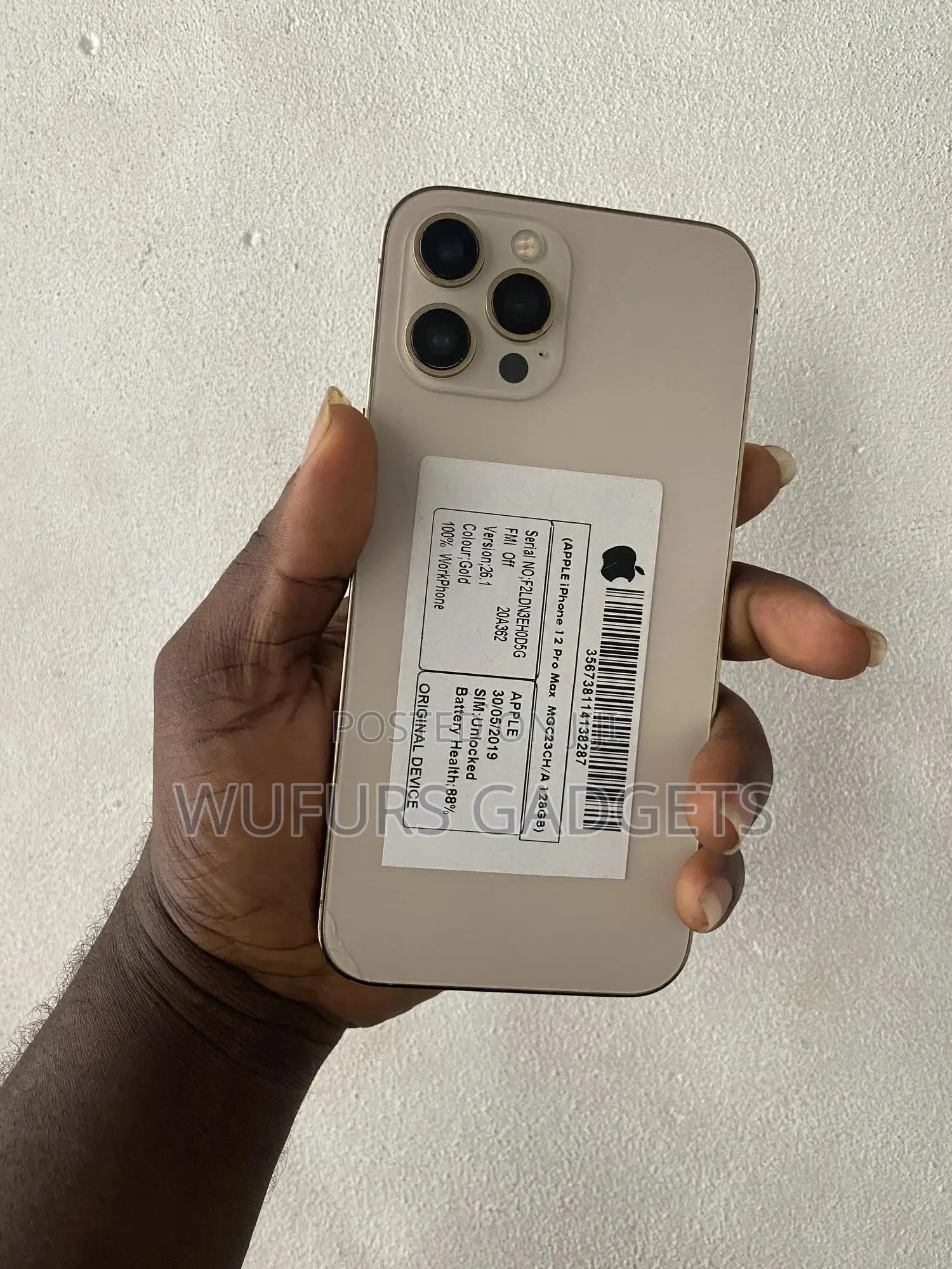Apple iPhone 12 Pro Max 128 GB Gold in Ikeja - Mobile Phones, Wufurs ...