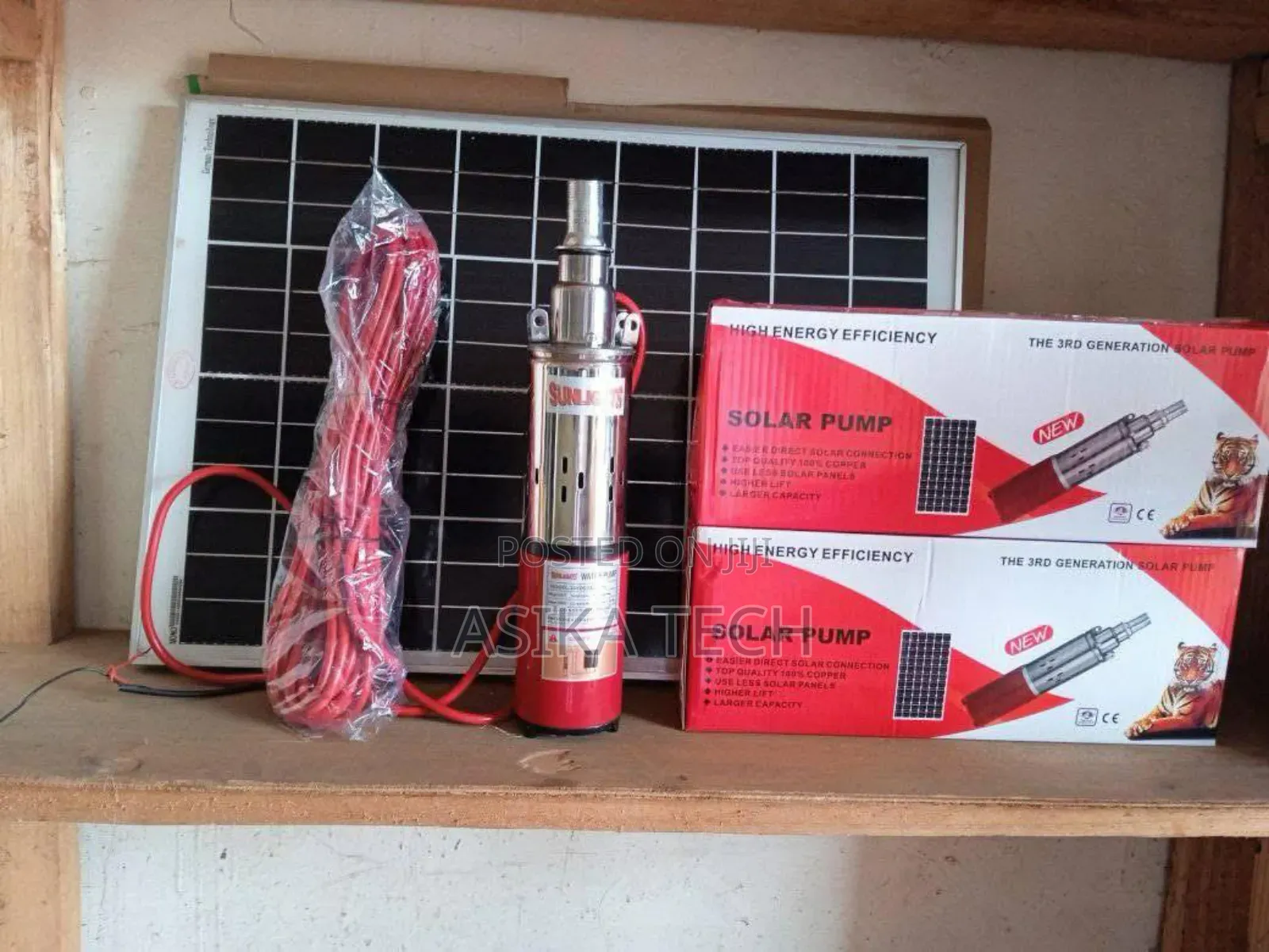 0.5hp Solar Water Pump + 550w Panel - 60m High-Lift System in Ojo ...