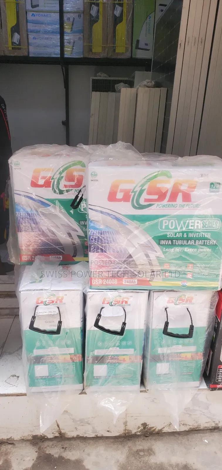 GSR Tubular Battery 240ah in Lekki - Electrical Equipment, Swiss Power ...