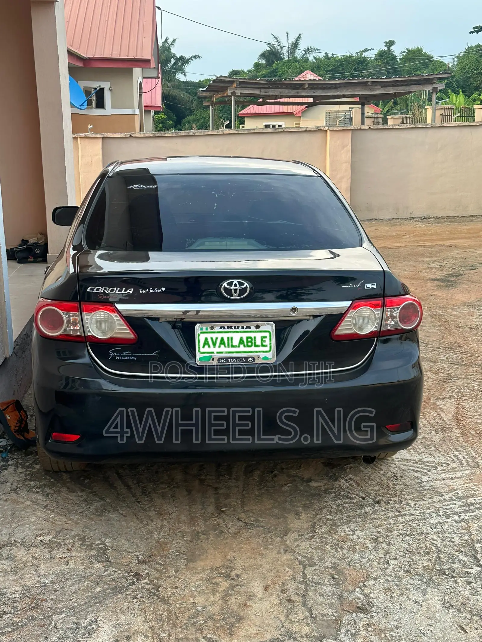 Toyota Corolla LE 4dr Sedan (1.8L 4cyl 4A) 2013 Black in Ikeja - Cars ...