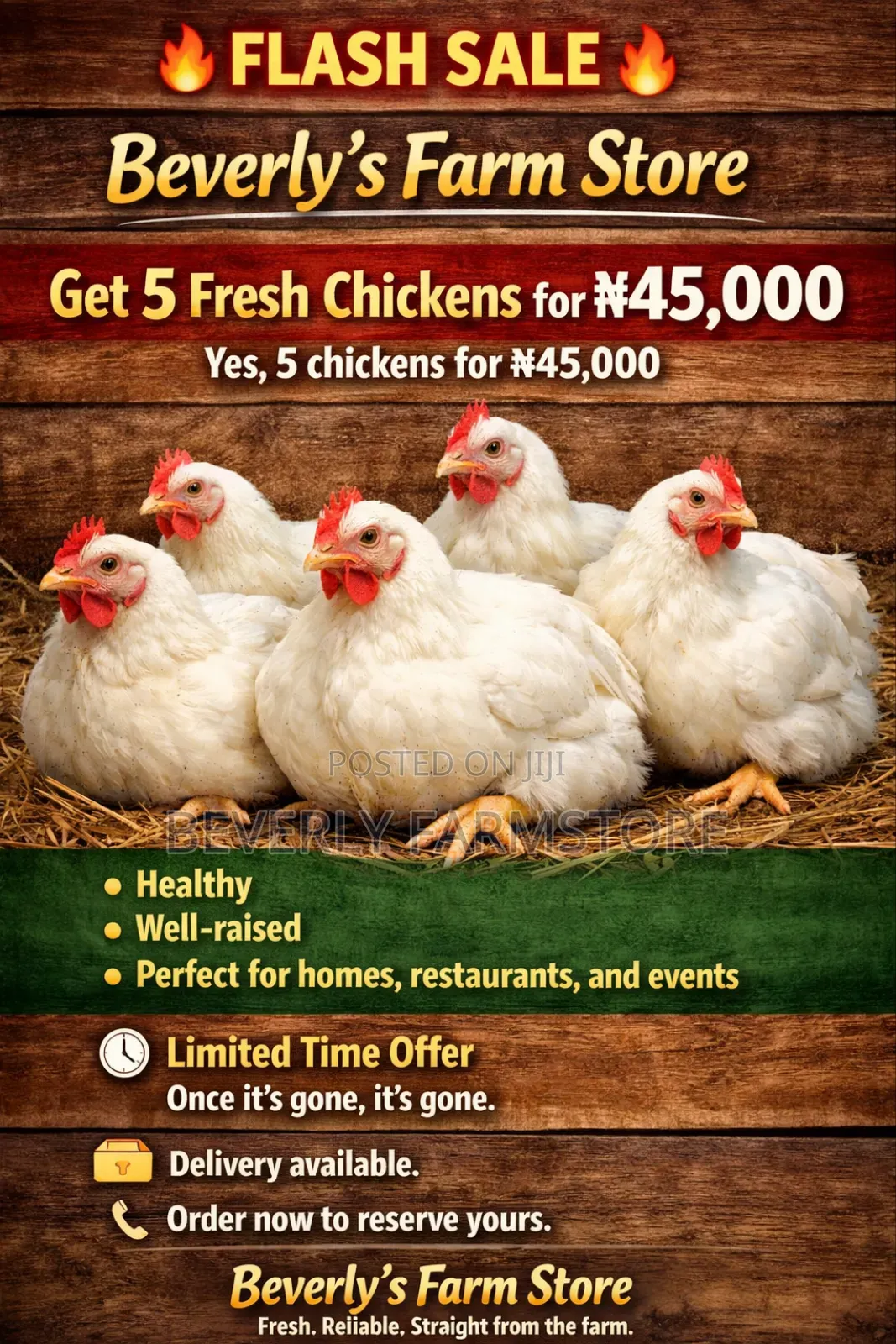 Chicken ( Broiler ) Flash Sale in Surulere - Farm Animals, Beverly ...