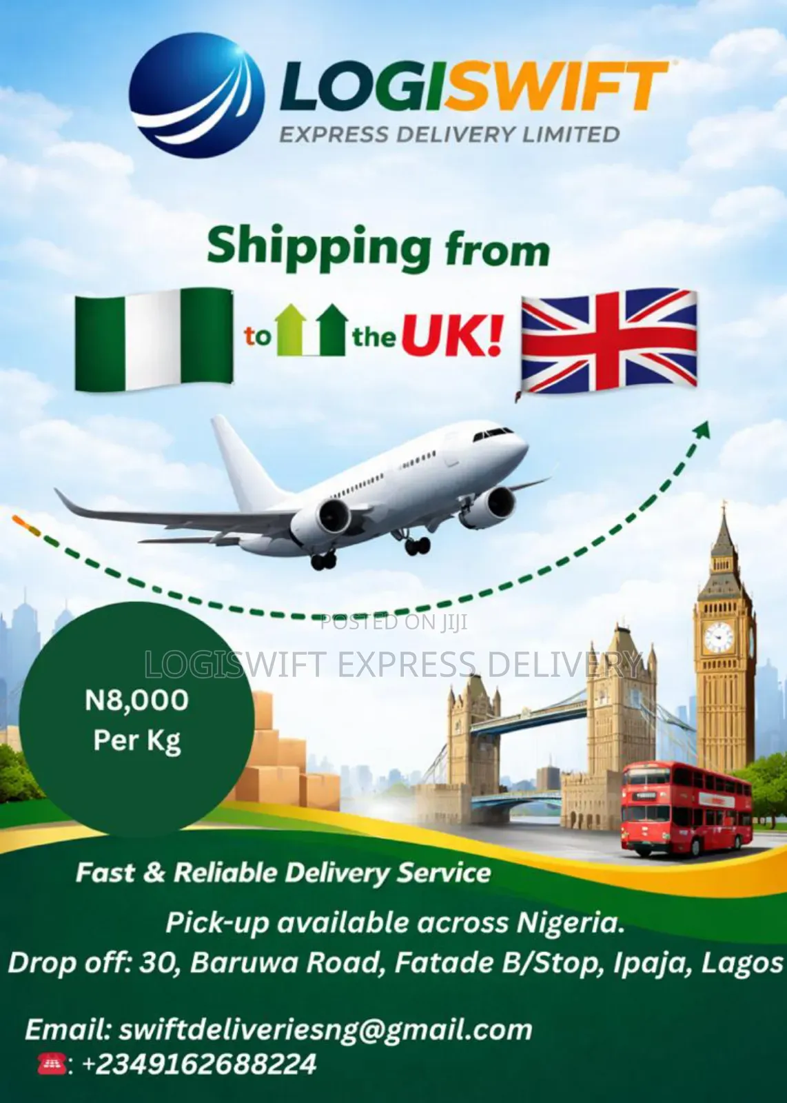 Swift Delivery/Pick Up Drop Off Nationwide in Alimosho - Logistics ...