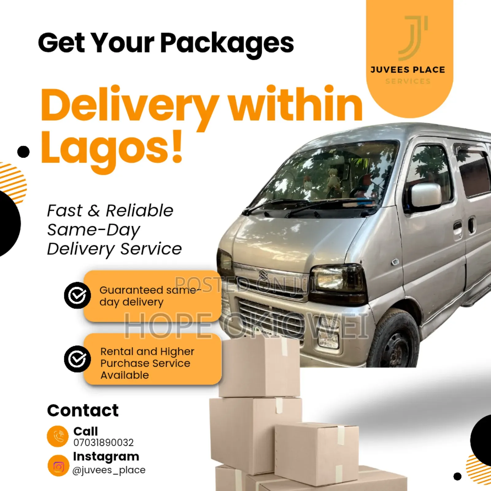 Mini Bus Delivery Van in Lekki - Logistics Services, Hope Okiowei | Jiji.ng