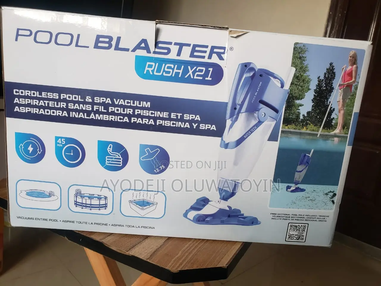 Pool Blaster Rush X21 Cordless Swimming Pool Vacuum (Brand New) in ...