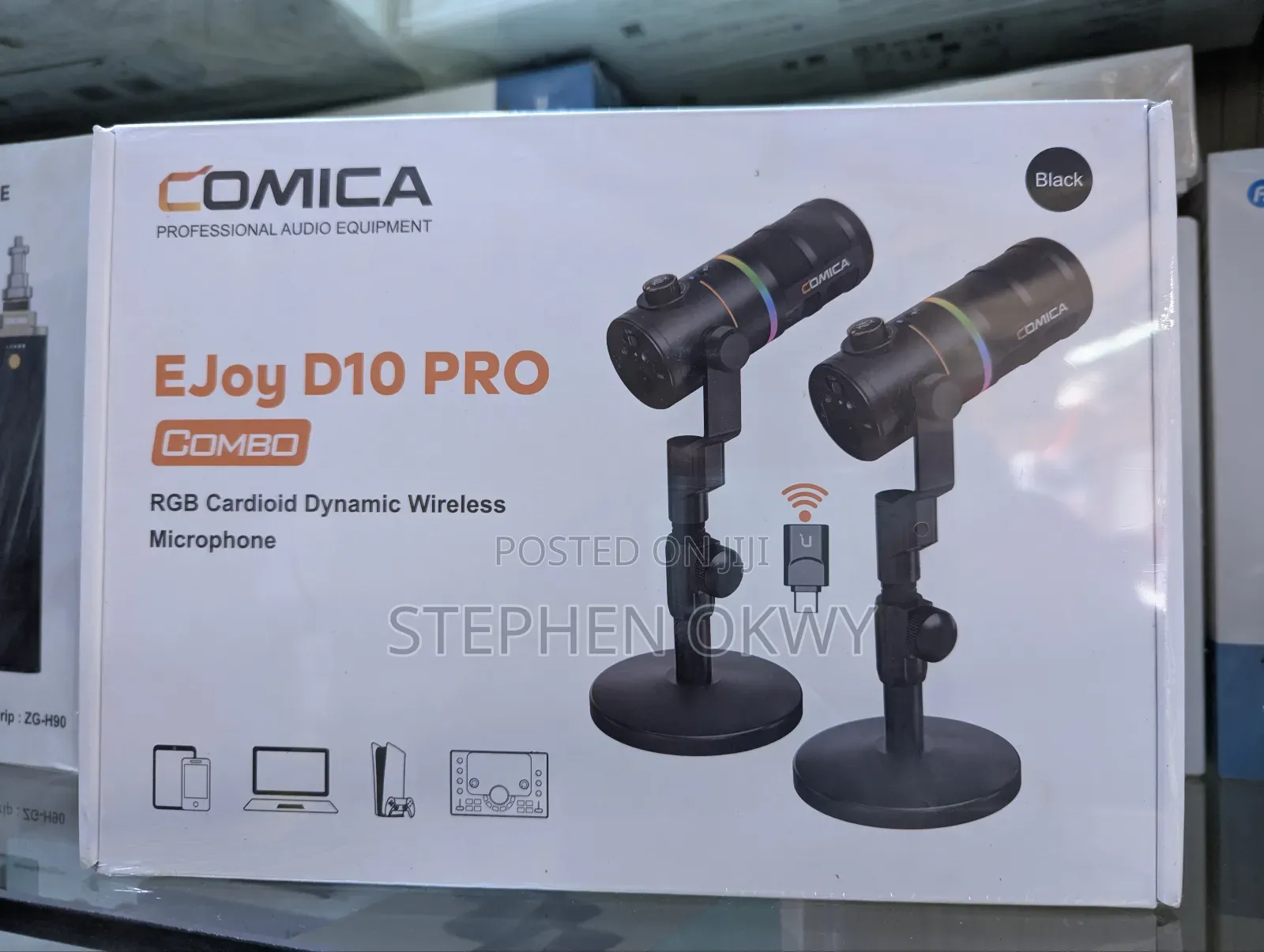 Comica Ejoy D10 Pro Wireless Dual Podcast Mic RGB in Oshodi - Audio ...