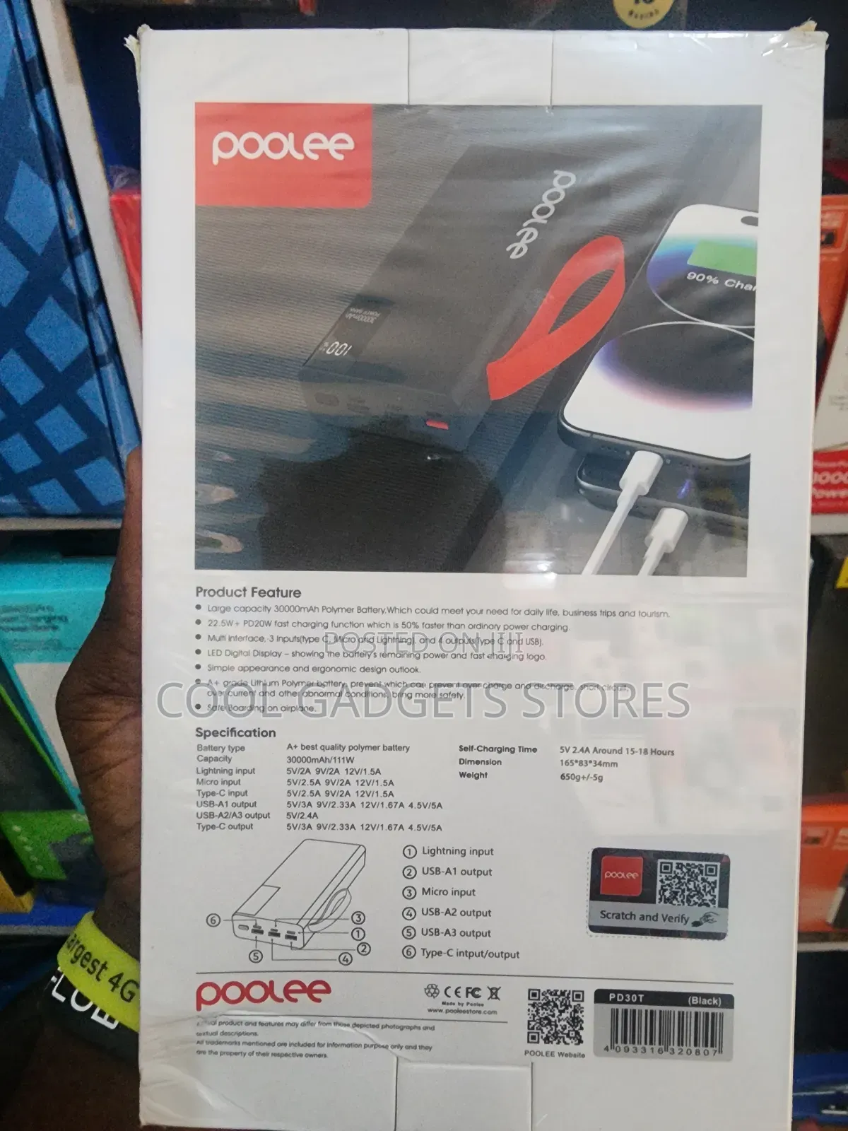Poolee 22.5w 30000mah Power Bank in Ibadan - Accessories for Phones ...
