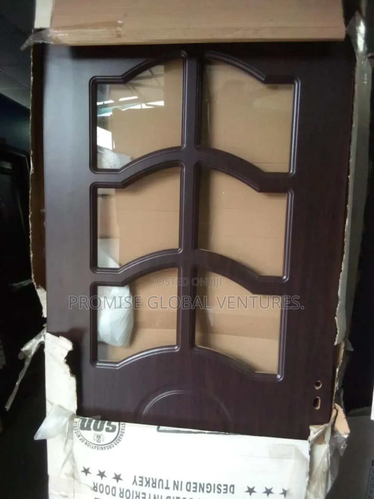 Kitchen Wooden Door With Glass in Orile - Doors & Security, Promise ...