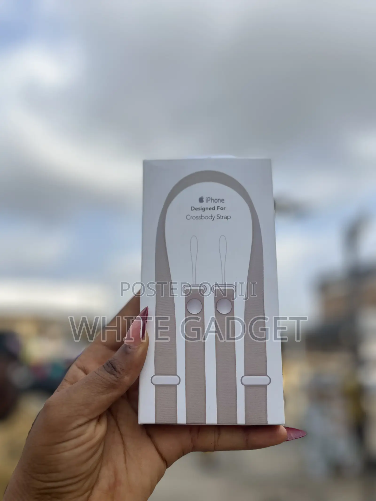 Apple iPhone Crossbody Strap in a Light Blue or Tan Color. in Ikeja ...