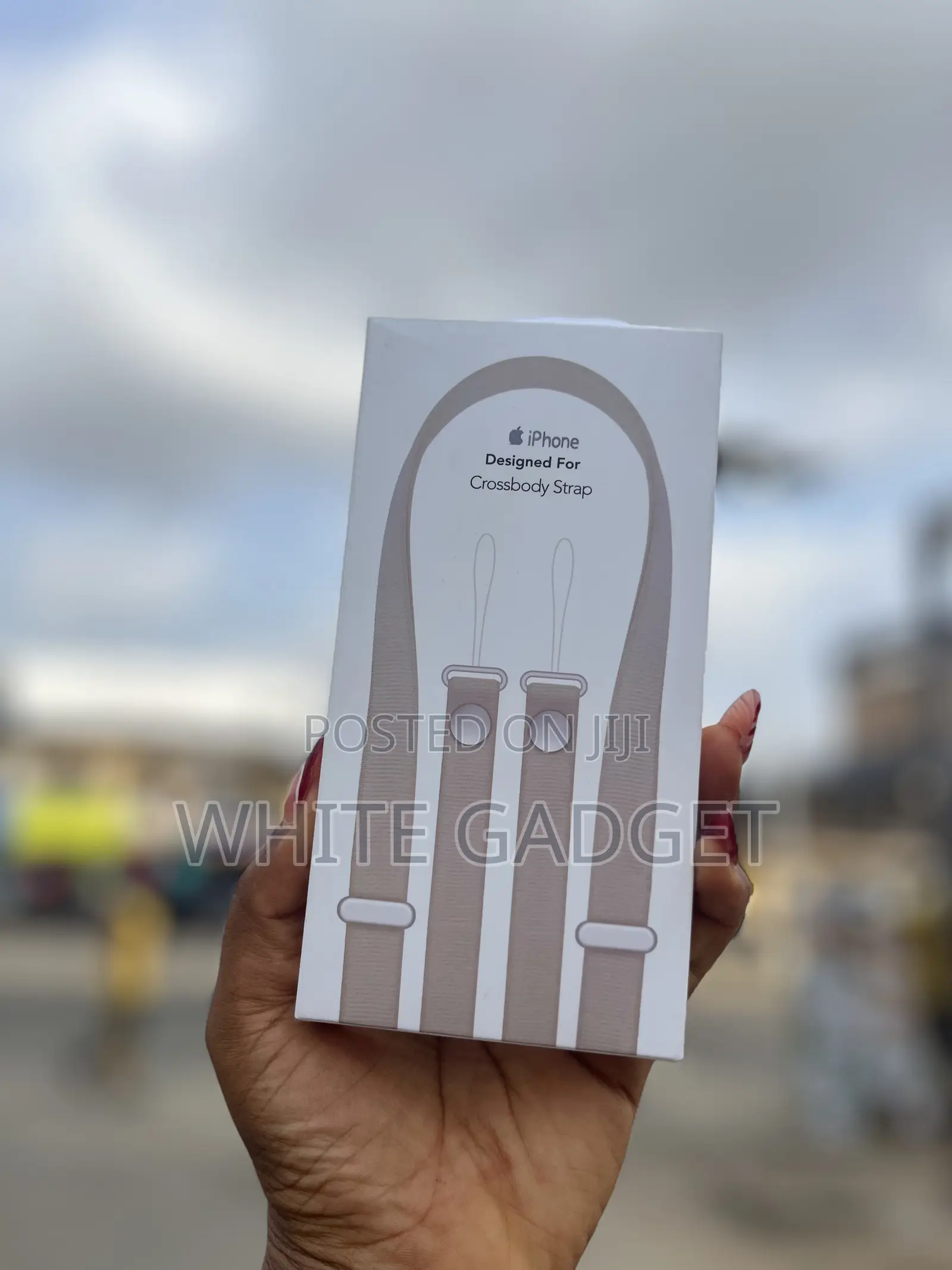 Apple iPhone Crossbody Strap in a Light Blue or Tan Color. in Ikeja ...