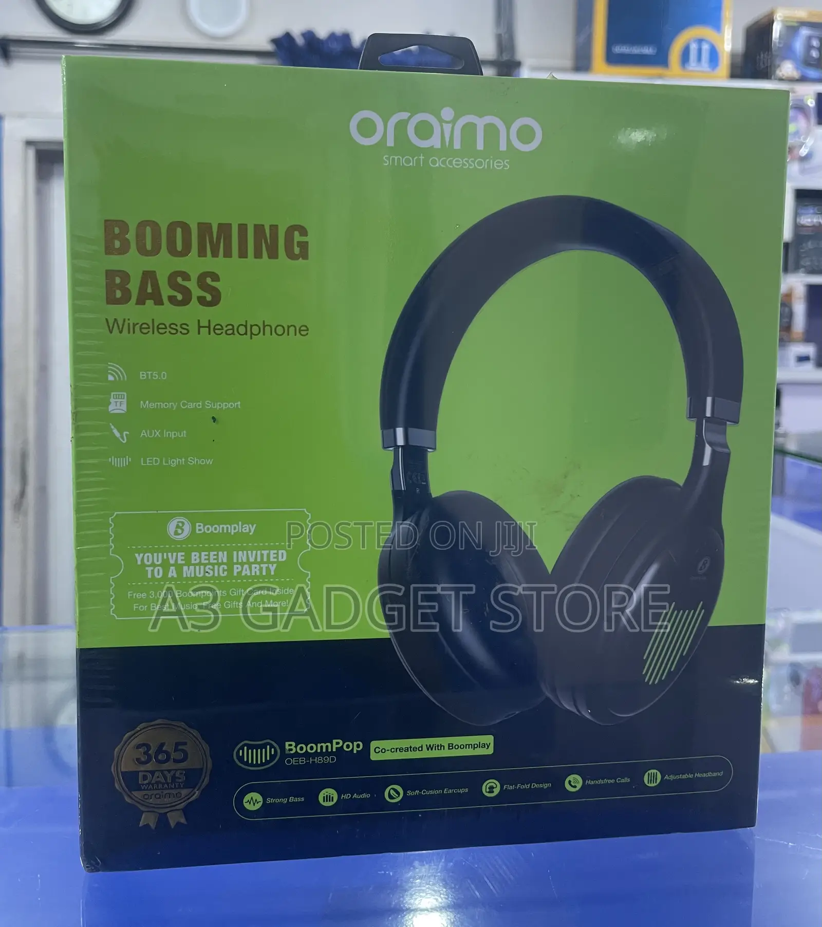 Oraimo Boom Bass Headphone in Ibadan - Headphones, Arowolo Nation | Jiji.ng