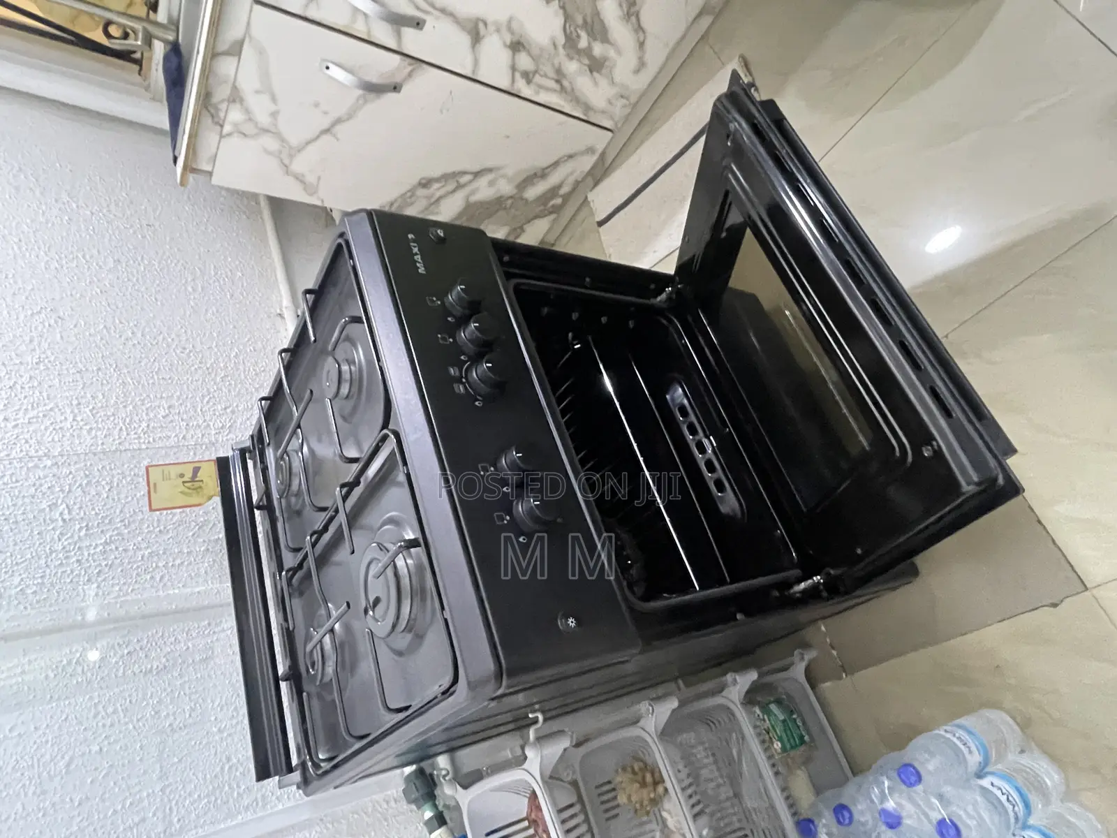 Maxi Gas Cooker 60x60 Cm (4) Burners Black (Fairly New) in Lekki ...