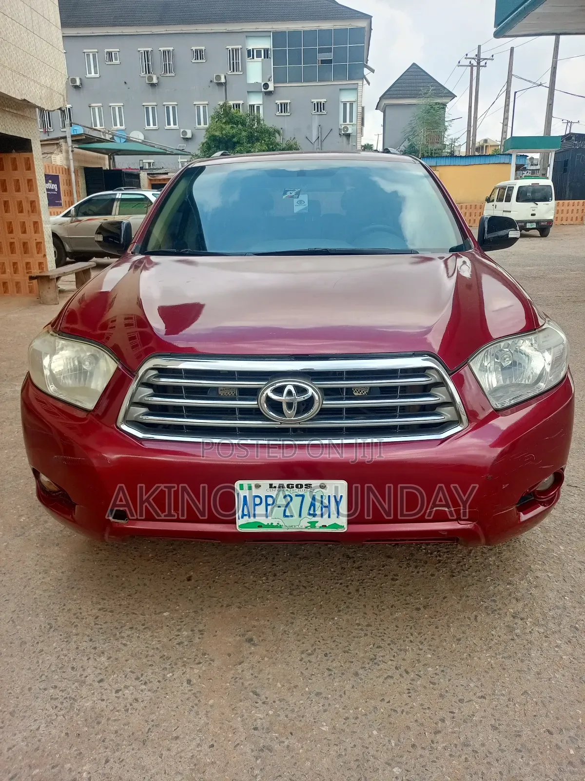 Toyota Highlander 2010 Red in Abule Egba - Cars, Akinola Sunday | Jiji.ng