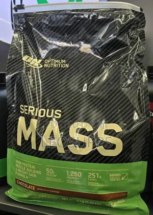 Optimum Nutrition Serious Mass 12lb in Wuse - Vitamins & Supplements ...