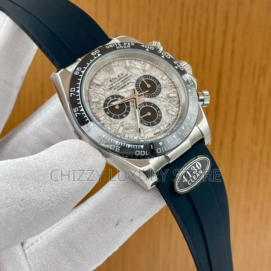 Rolex Quality Luxury Men Rubber Strap Wristwatch in Lagos Island (Eko ...