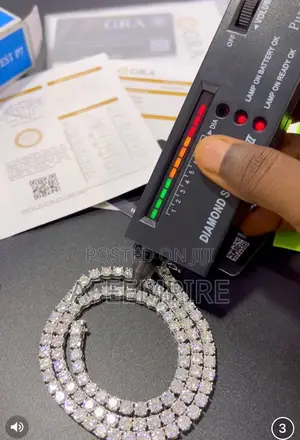 Moissanite Gemstone Tennis Chain Bracelet in Ikeja - Jewelry, Funke ...