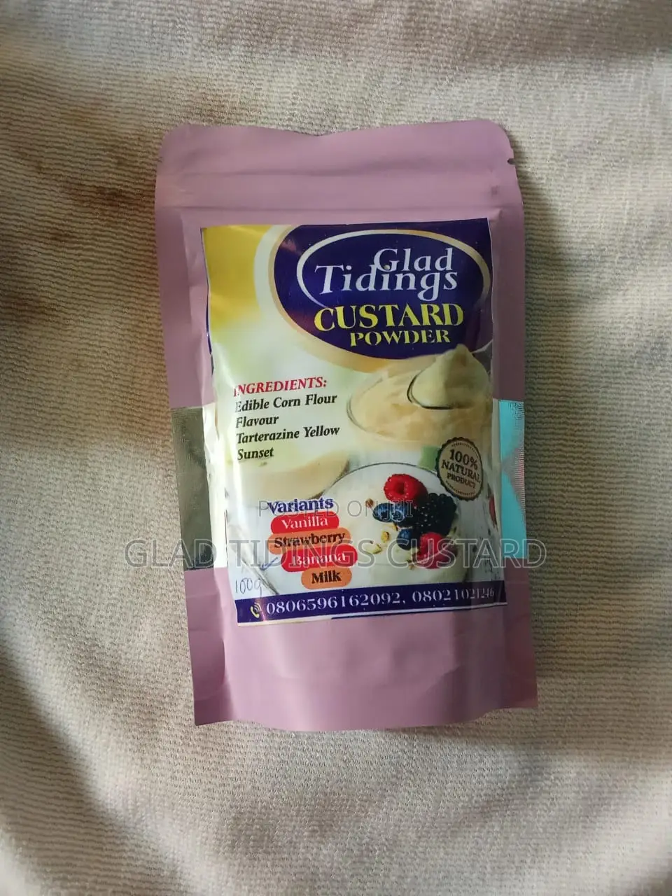 Glad Tidings Custard Powder in Alimosho - Food & Beverages, Soffiyah ...