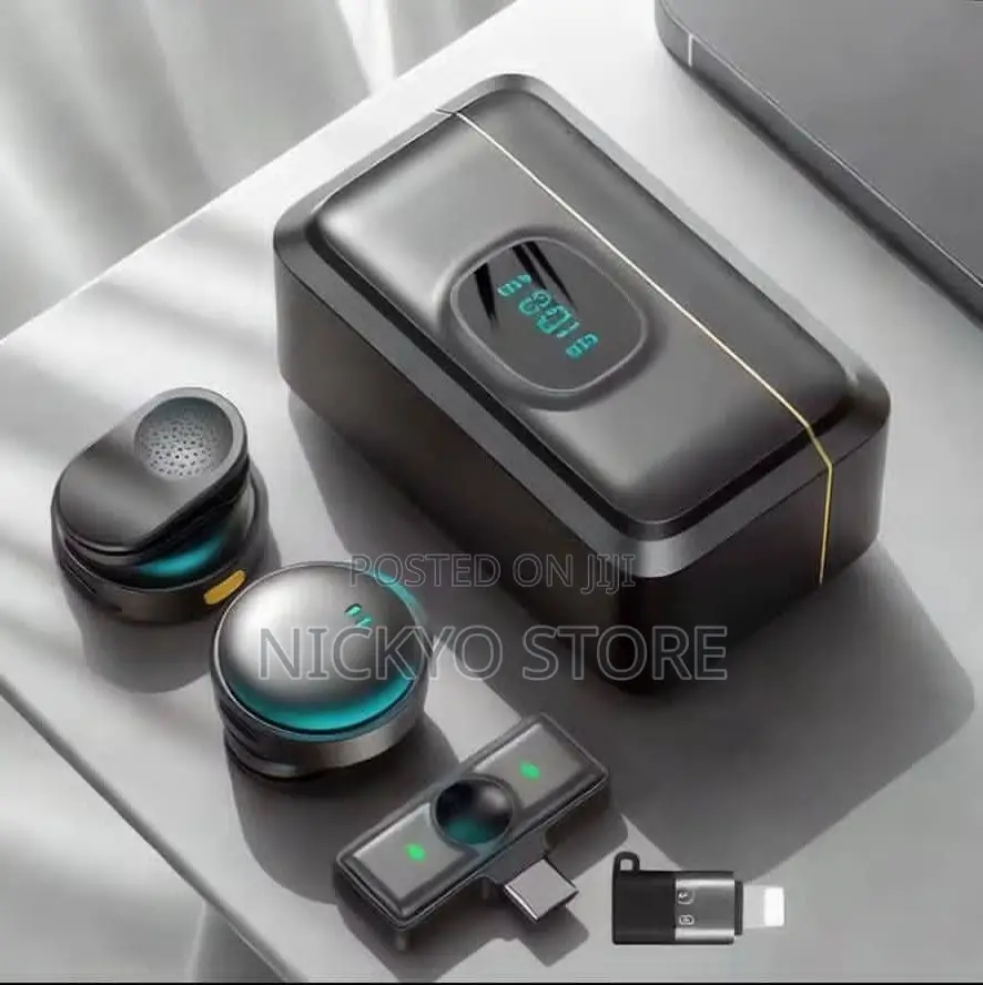Wireless Dual-Vocal Pro Microphone With Charging Case in Lagos Island ...