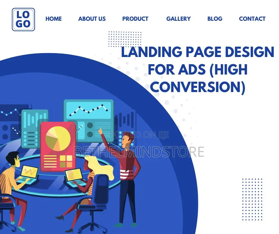 Landing Page Design for Ads (High Conversion) in Gbagada - Computer ...