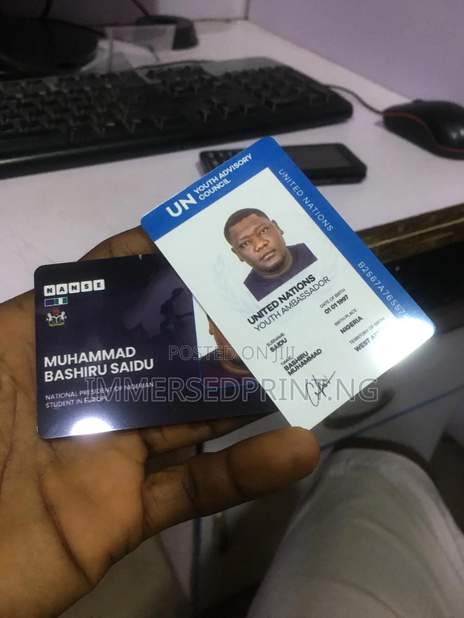 Custom Id Card in Shomolu - Printing Services, Immersedprint Enterprise ...