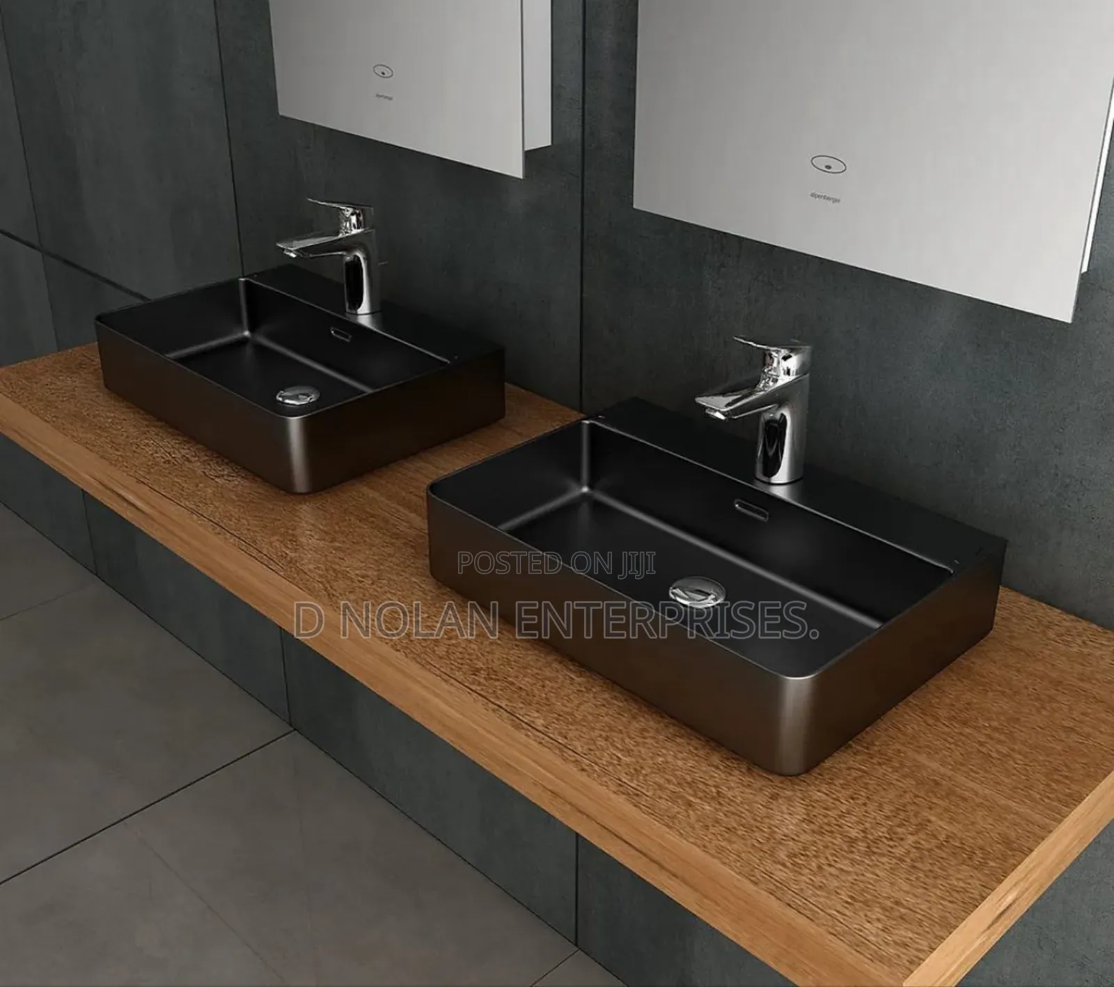 150cm Marble 60x40 Black Square Basin Square 80x60 With Mirror And Tap ...