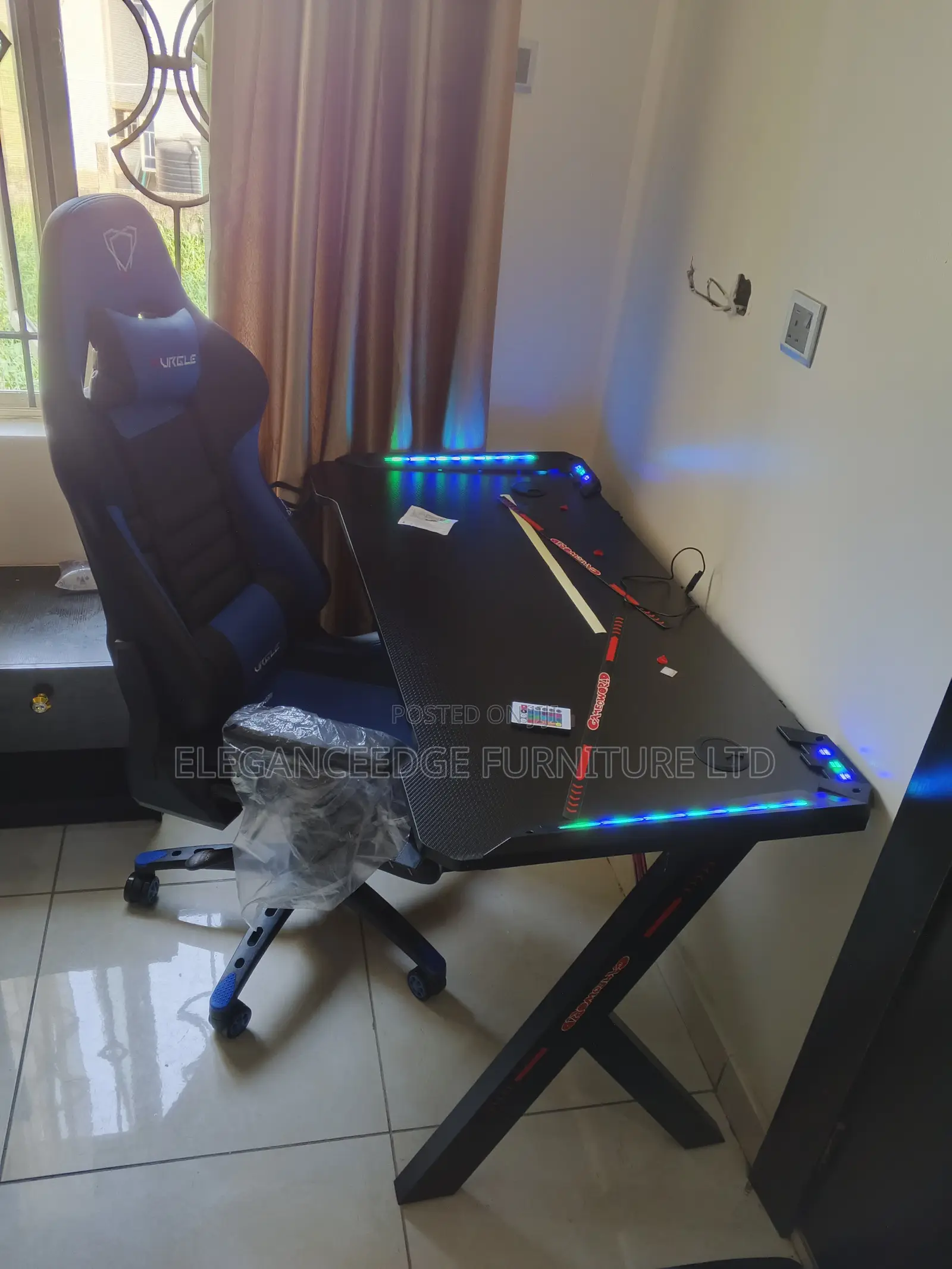 1.2 Meter Gaming Table and Ergonomic Gaming Chair for sale ...