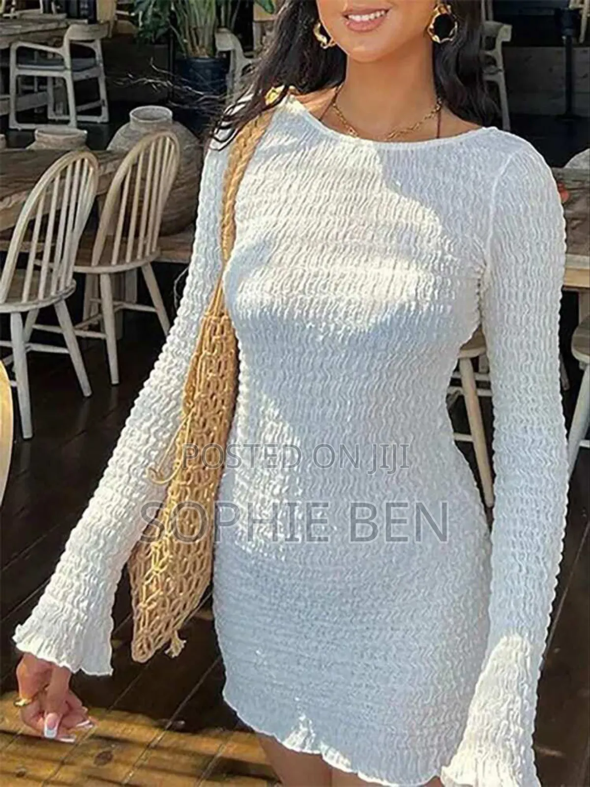 Short White Mini Gown in Surulere - Clothing, Sophie Ben | Jiji.ng