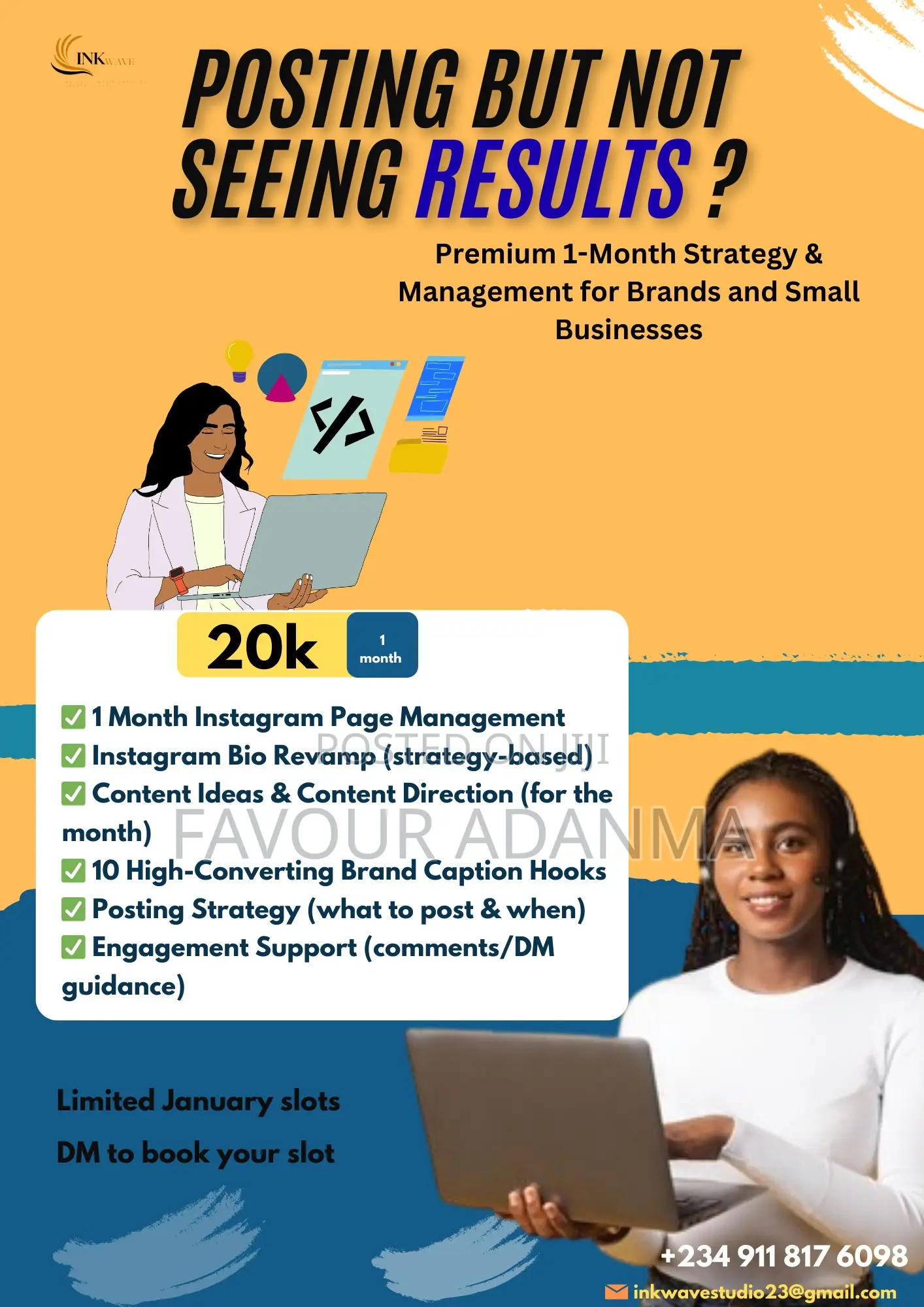 Instagram Facebook Strategy and Page Management for Small Businesses in ...