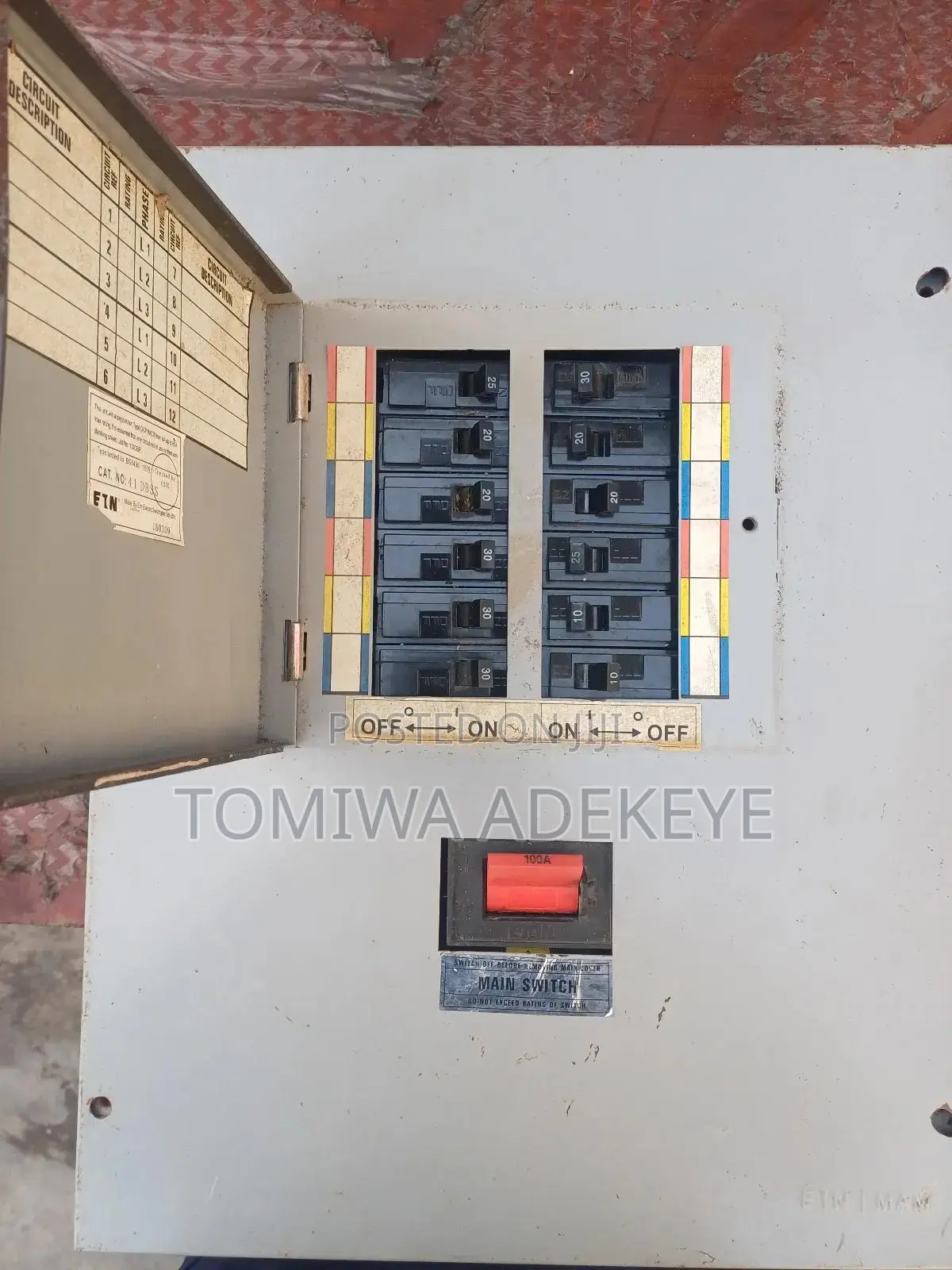 100a 3-Phase Etn Switch in Surulere - Electrical Equipment, Tomiwa ...
