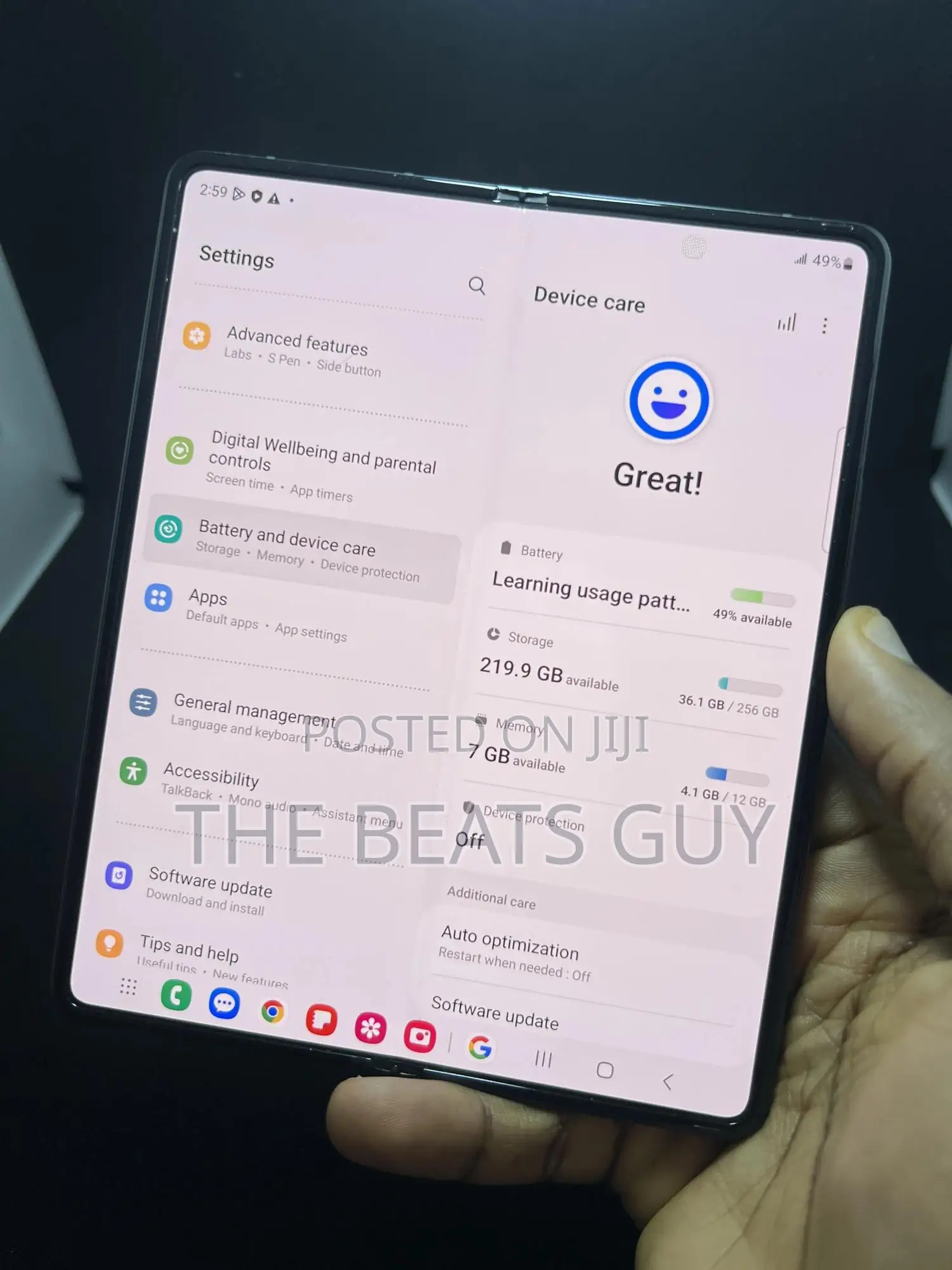Samsung Galaxy Z Fold 3 256 GB Green in Lagos State - Mobile Phones ...