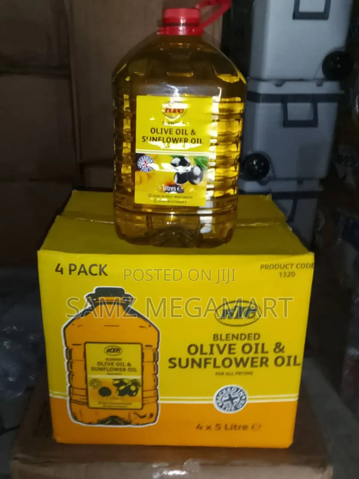 Ktc Blended Olive Oil & Sunflower Oil 5 Litres – Heart-friendly Oil for ...