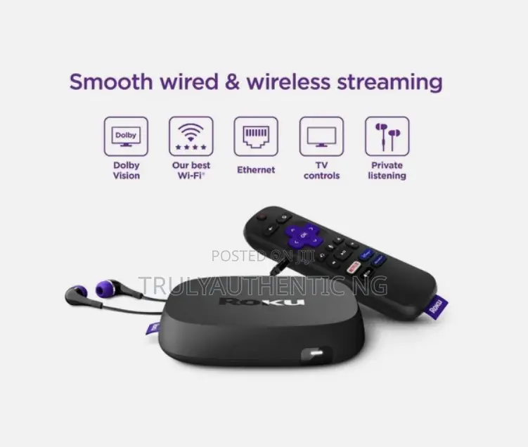 Roku Ultra Lt Streaming Box /HDR/Dolby Vision - Black in Lekki - TV ...