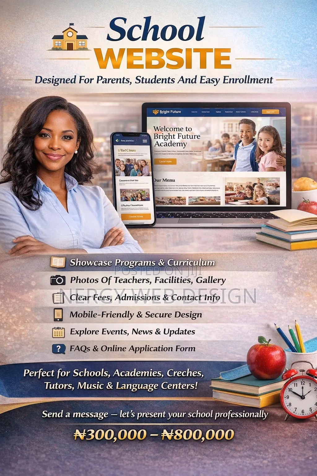 School Website Designed for Parents, Students and Easy Enrollment in ...