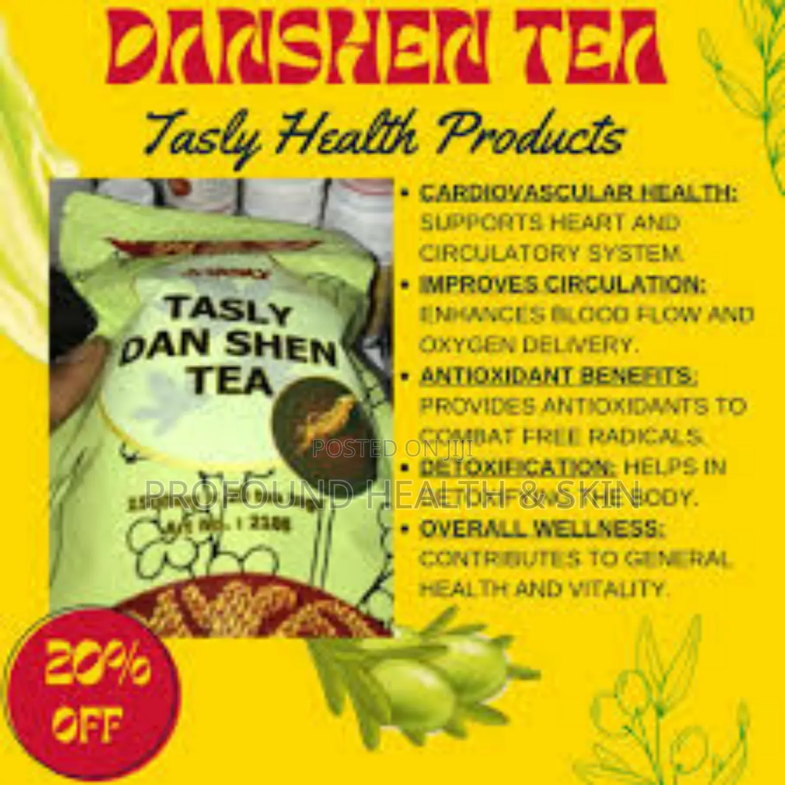 Dan Shen Tea in Uyo - Vitamins & Supplements, El Mik | Jiji.ng