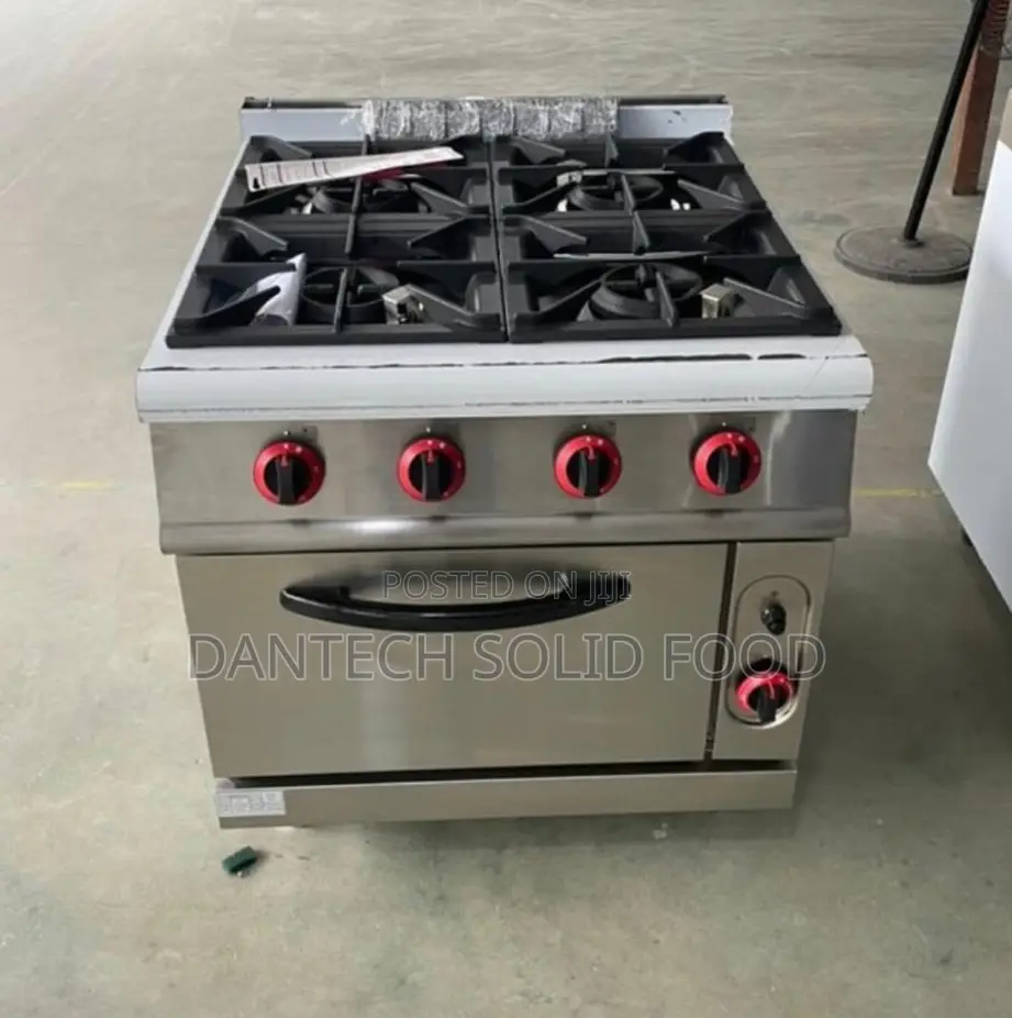 4burner Gas Cooker With Oven for sale - DANTECH SOLID FOOD EQUIPMENTS ...