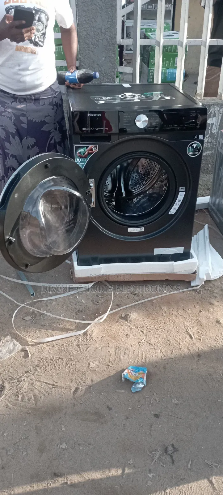 Hisense 12kg Front Loader Inverter Washing Machine | in Ojo - Home ...