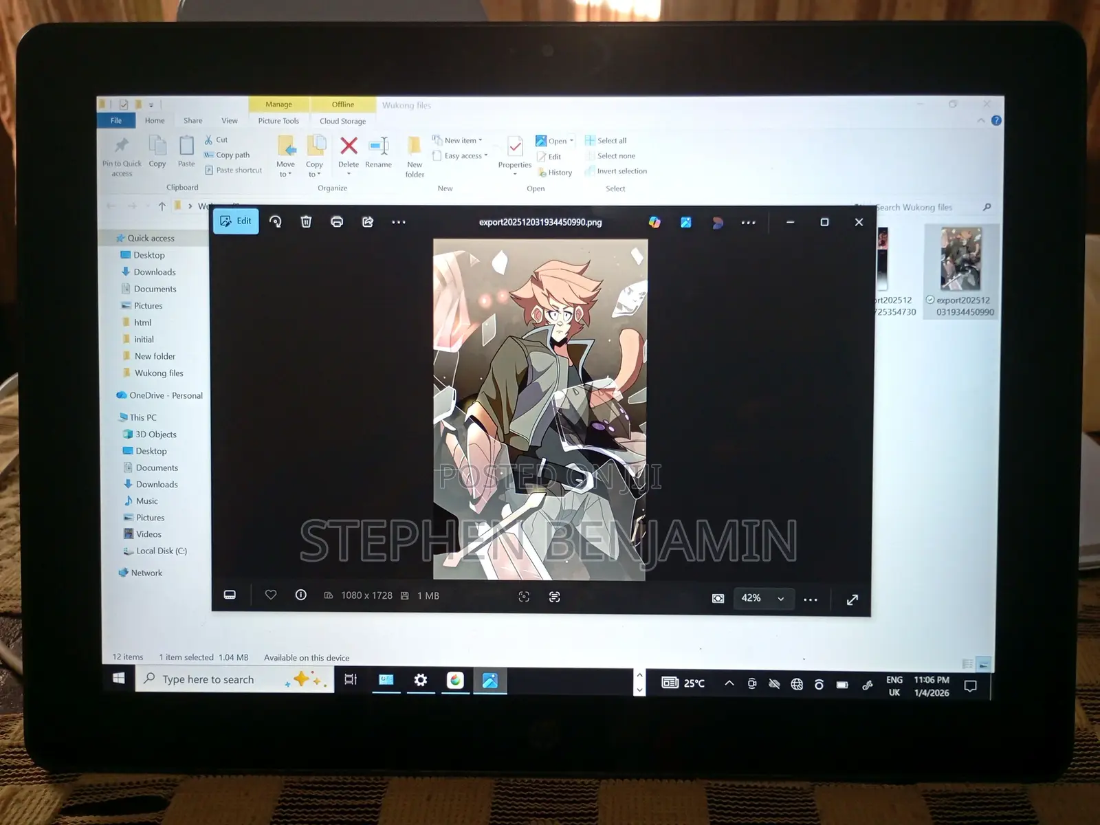 HP 10 Plus 128 GB Black in Akure - Tablets, Stephen Benjamin | Jiji.ng