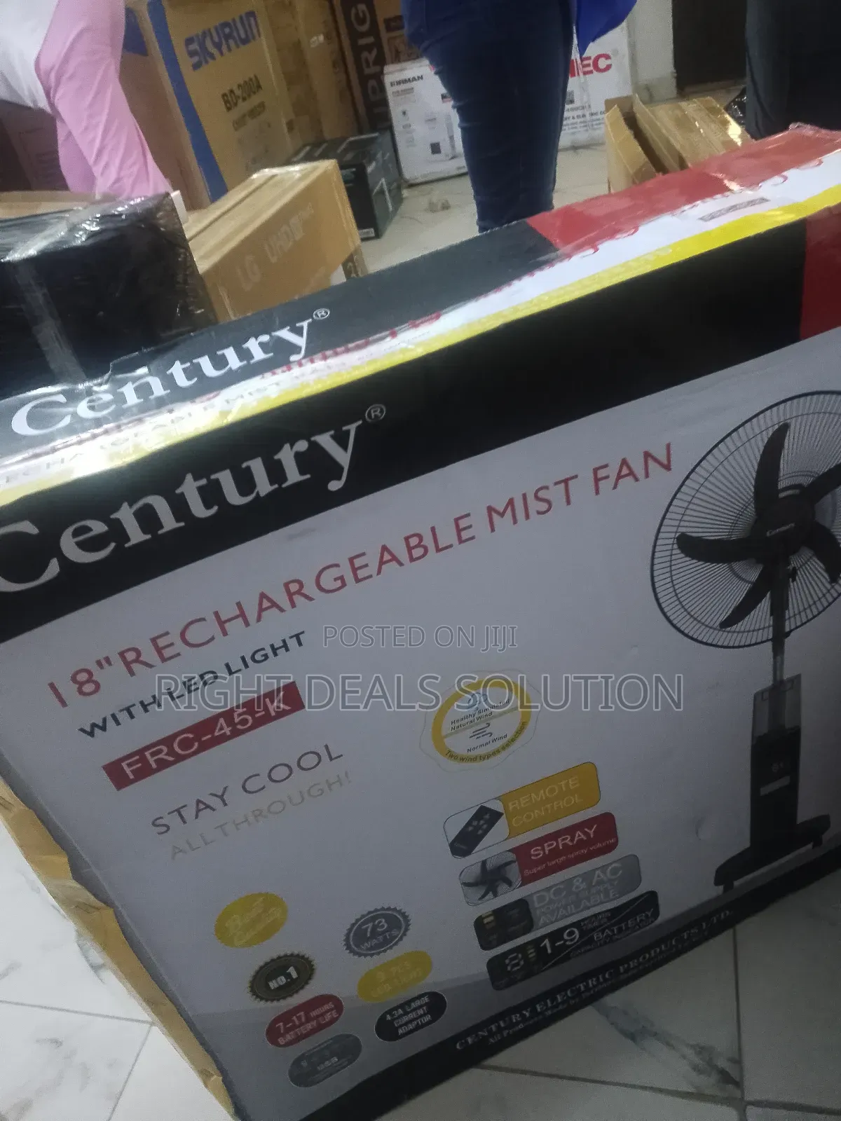 No Wires, No Limits – Just Cool Air With Century Mist Fan in Ojota ...