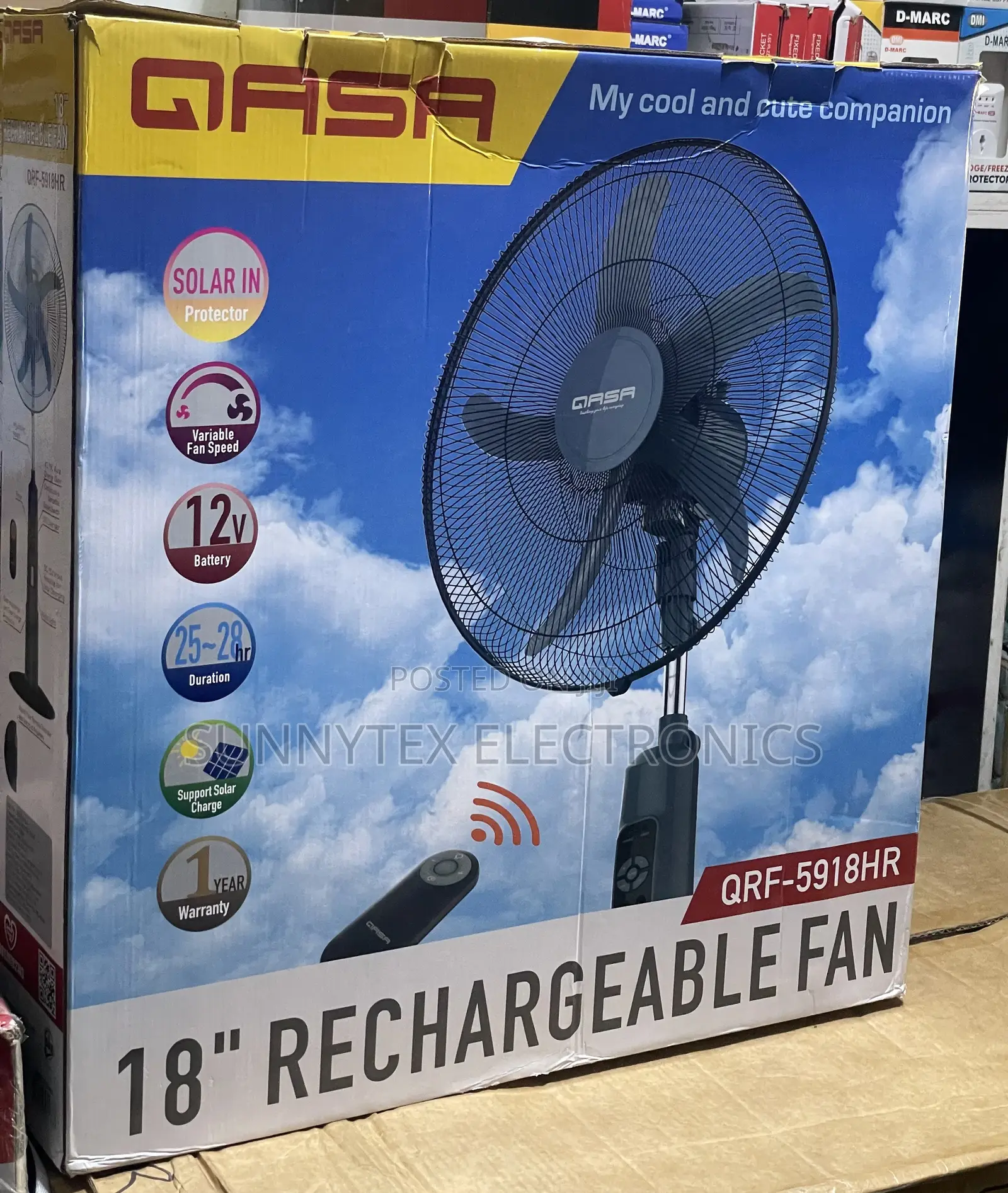 Qasa Rechargeable Fan in Delta State - Home Appliances, Ewoma Sunnytex ...