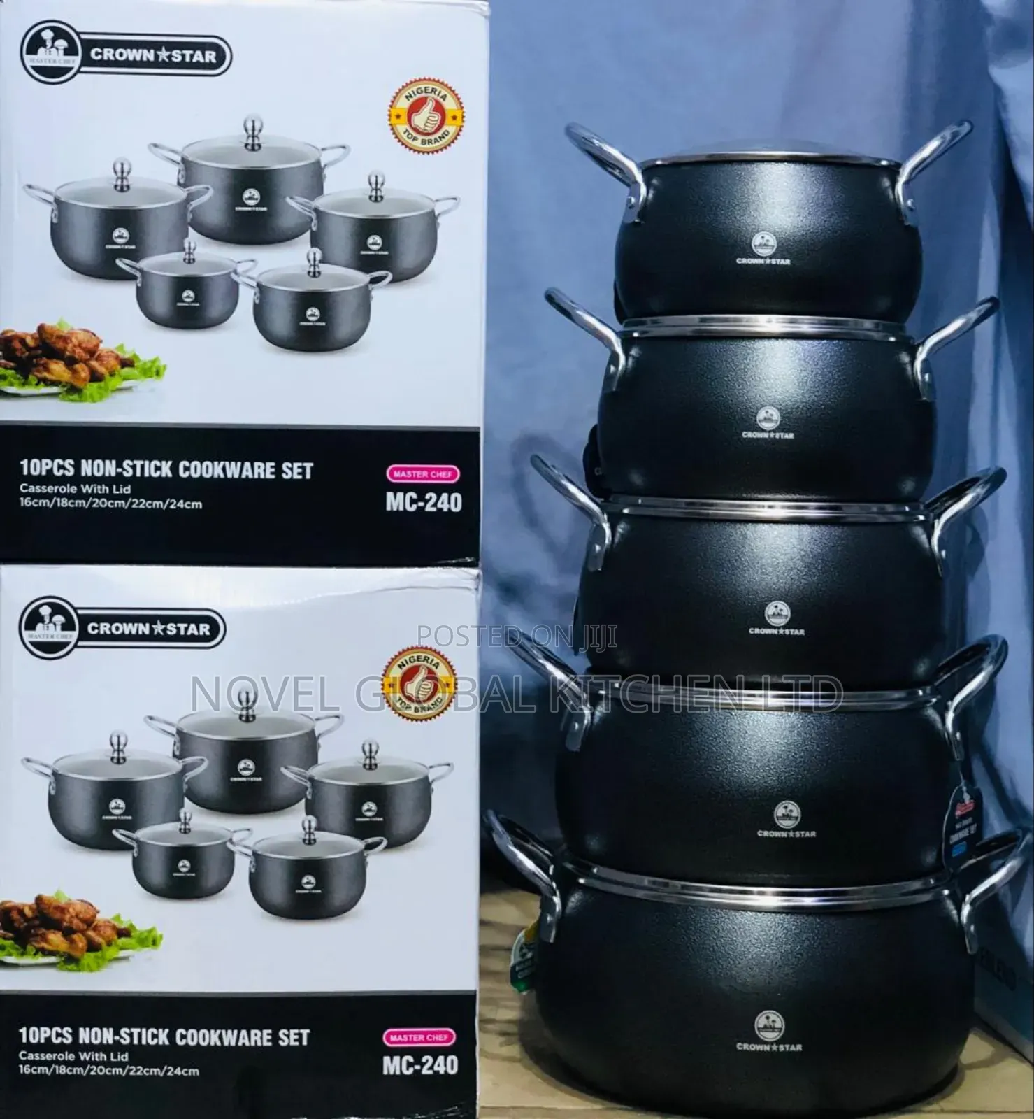 Master Chef 10pcs Non-Stick Cookware Set in Lagos Island (Eko ...