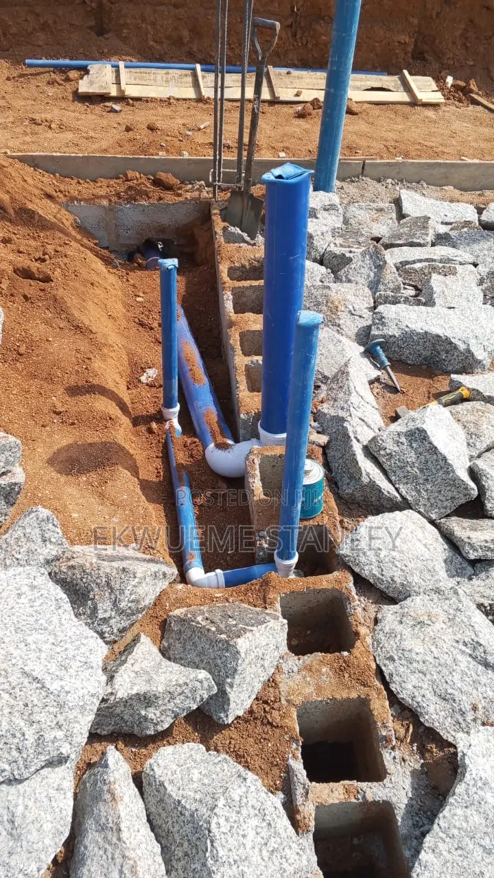 Piping of Building in Lugbe District - Plumbing & Water Systems ...