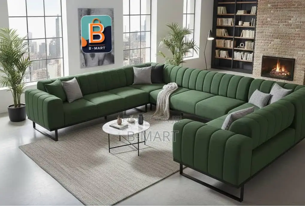 Luxury 7-10seater U-Shaped Sectional Sofa - Iron Frame - Modern Design ...