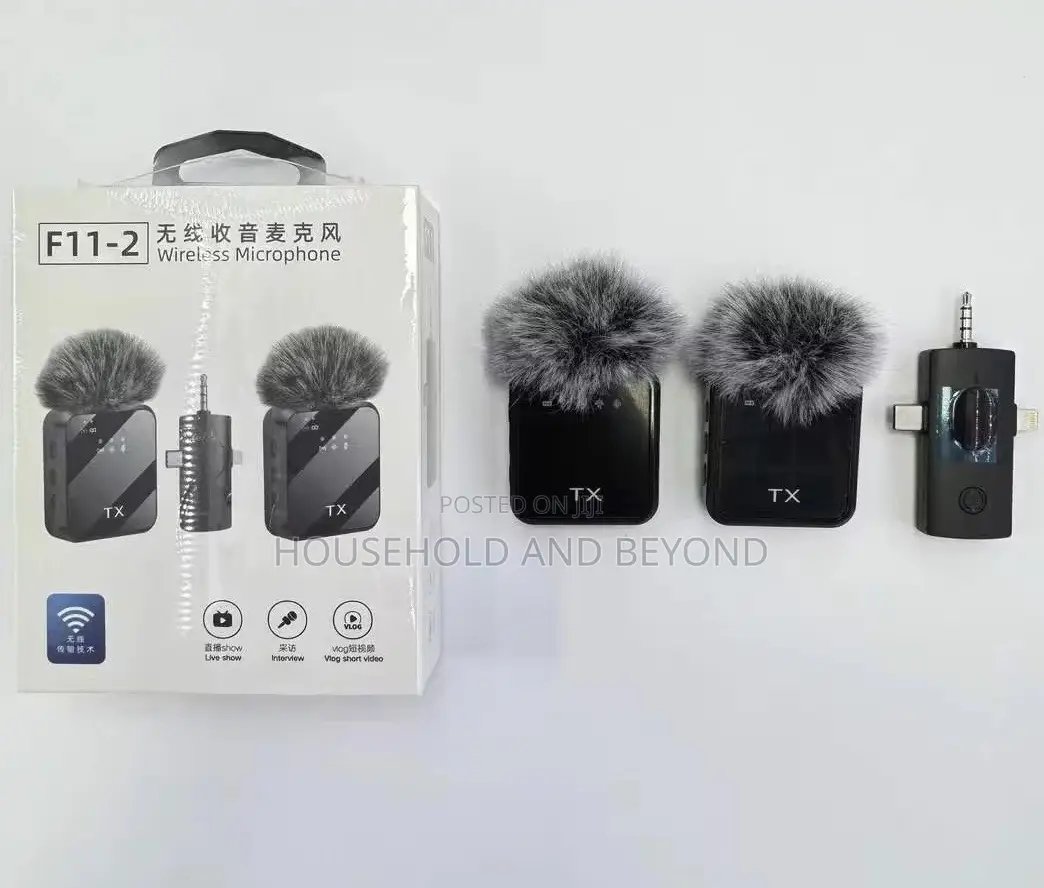 High Quality F11-2 Lavalier Mic 3 in 1 Universal Receiver in Lagos ...