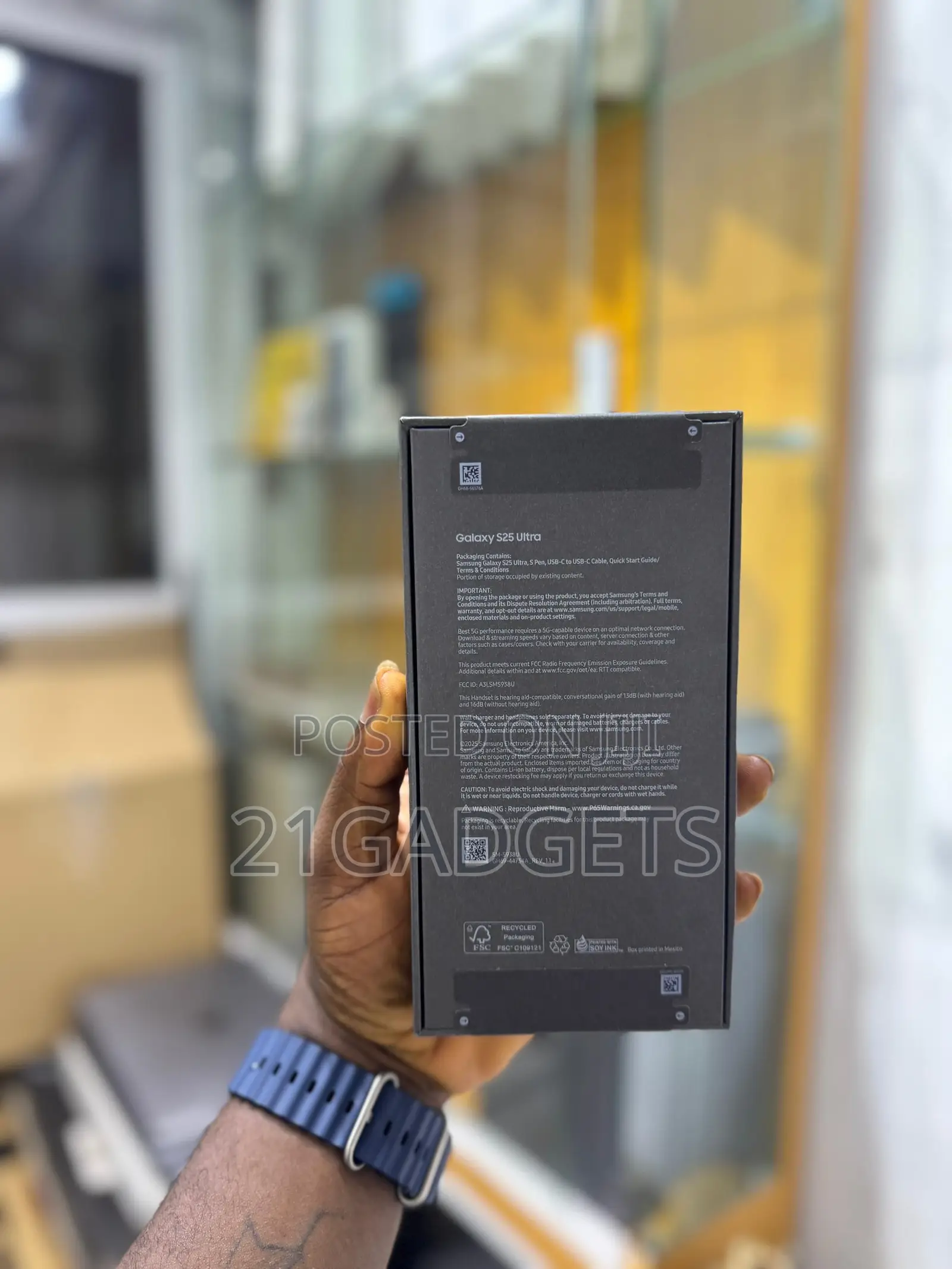 New Samsung Galaxy S25 Ultra 256 GB Black in Ikeja - Mobile Phones ...