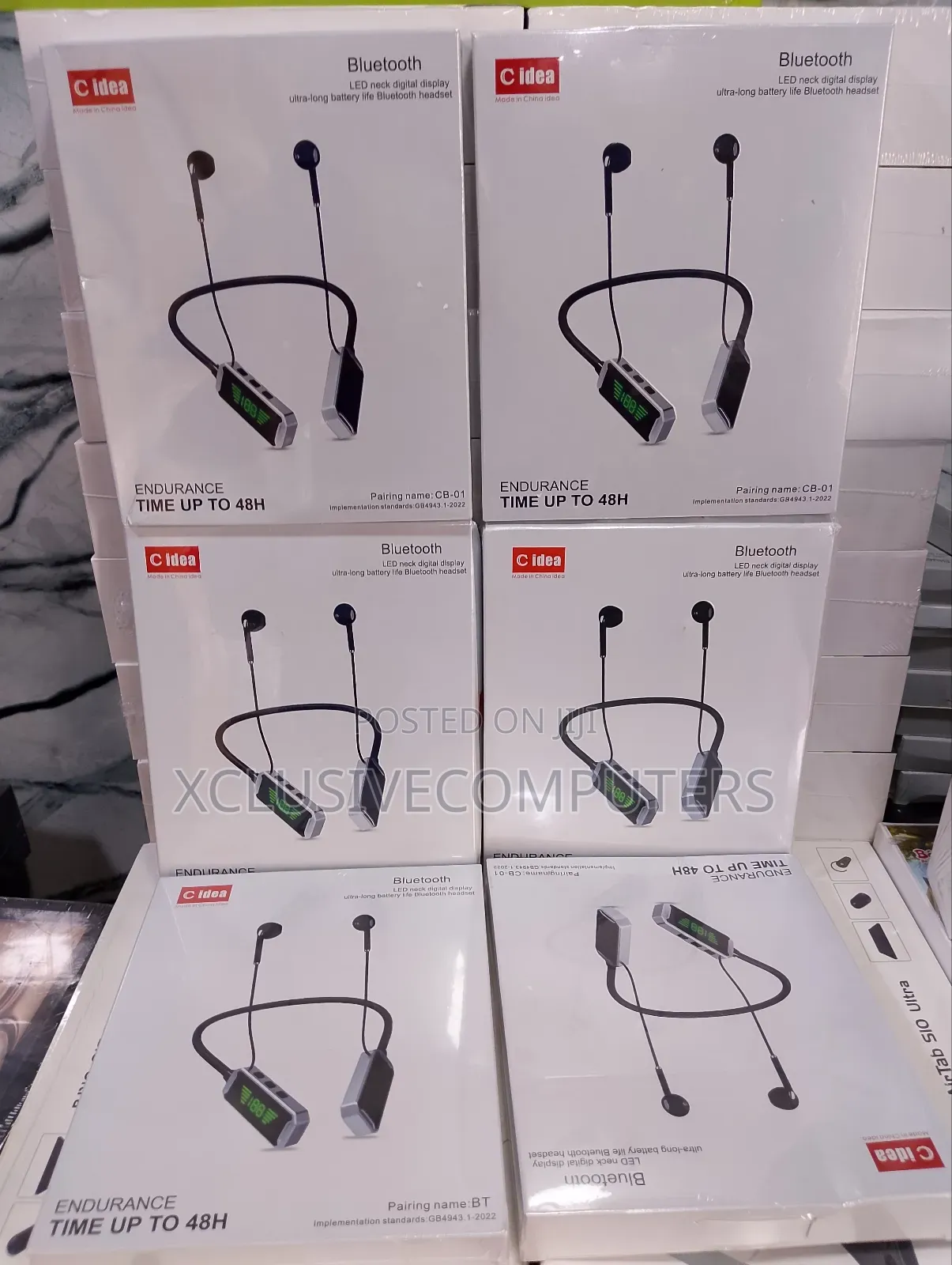 C Idea Bluetooth Led Neck Digital Display Headset in Ikeja - Audio & Music Equipment, Chinedu ...